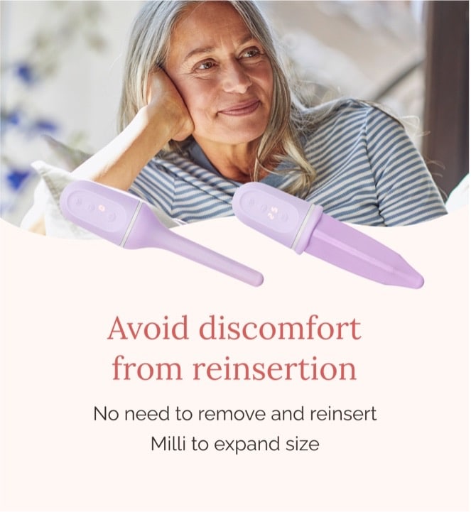 Expanding Vaginal Dilator for Vaginismus, Painful Sex | Milli